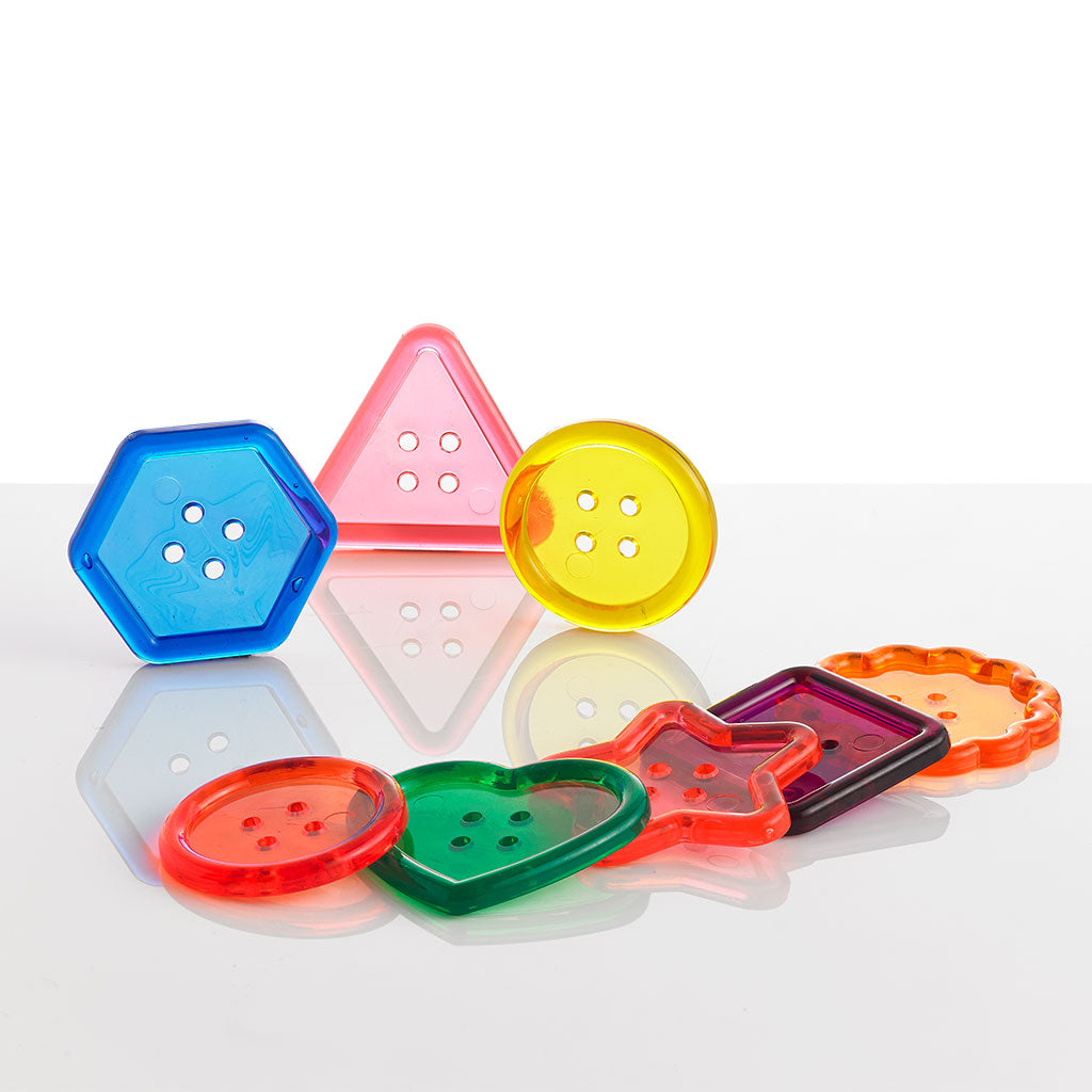 Translucent Large Buttons - 260g | Educating Kids