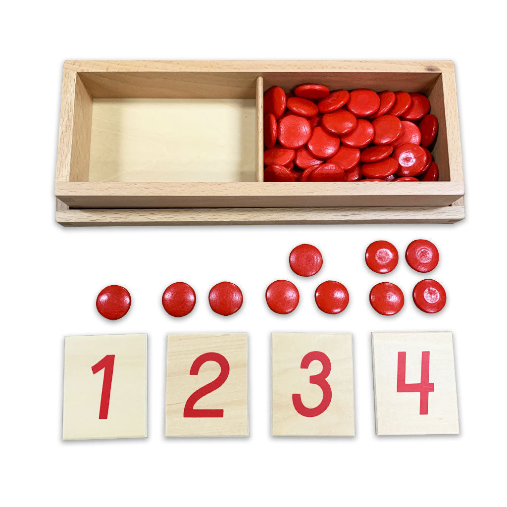Numeral Cards and Counters with Box | Educating Kids