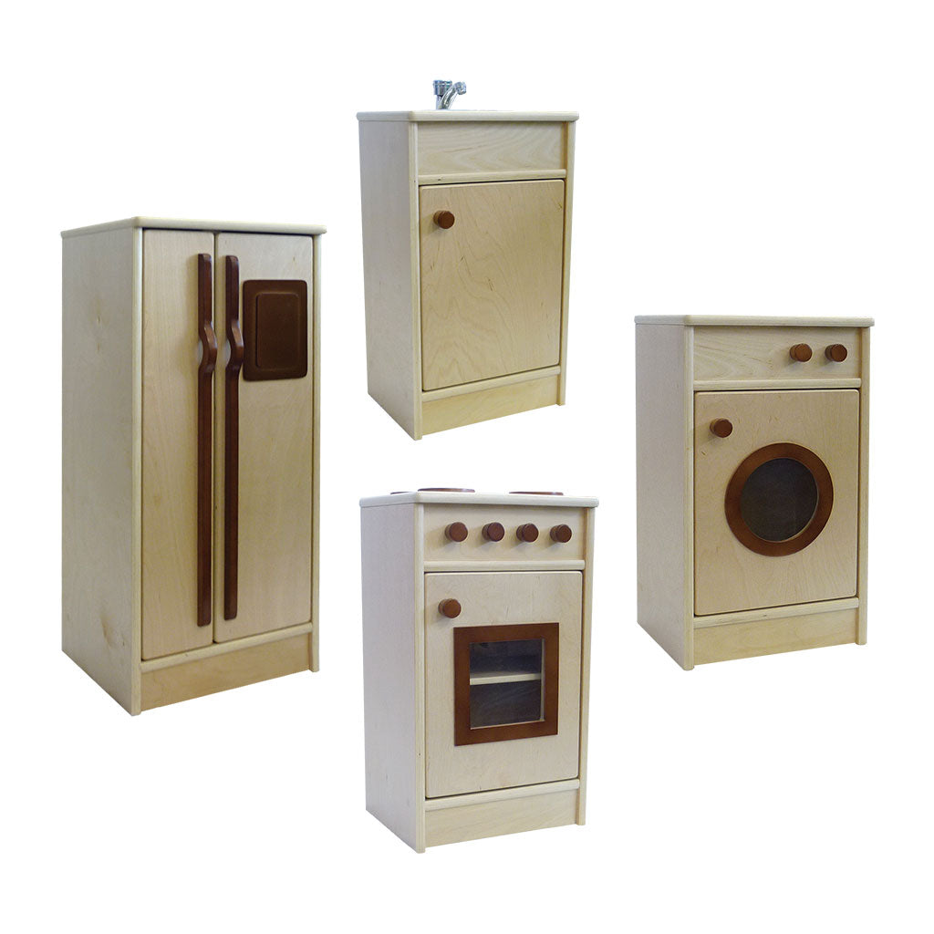 Home Corner Set - Brown - 4pc | Educating Kids