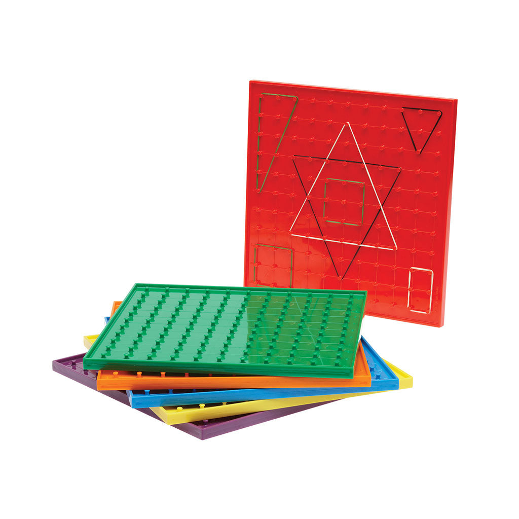 Geoboards 23cm - Set of 6 | Educating Kids