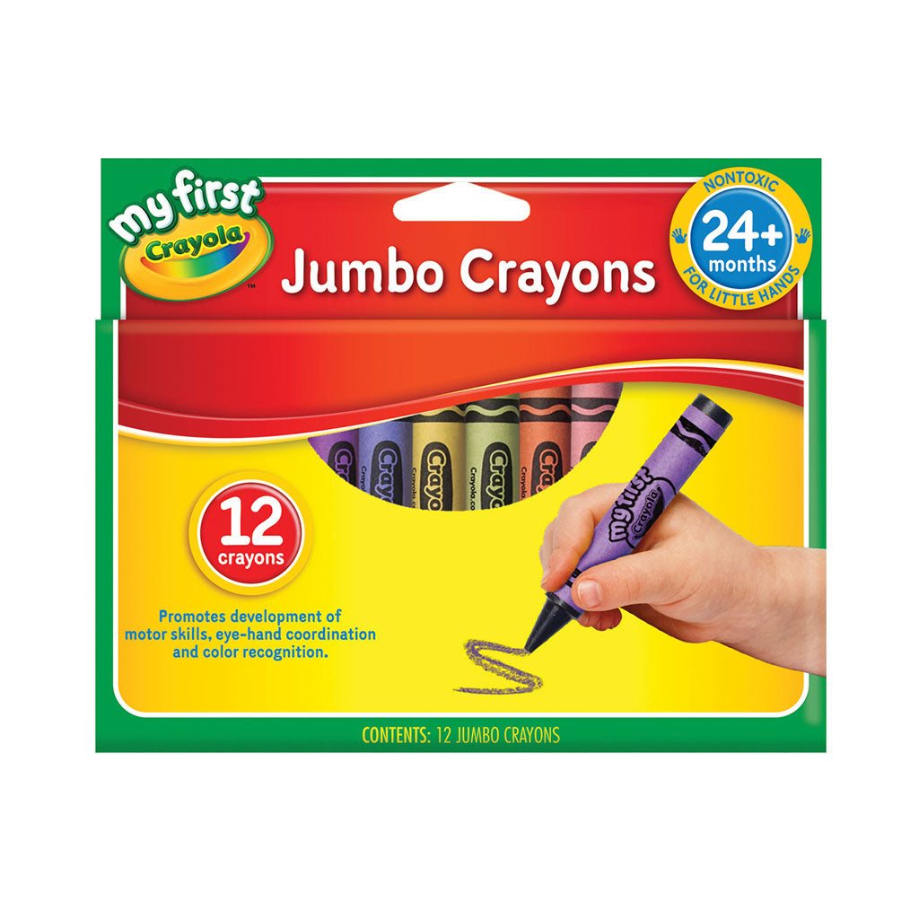 Crayola Crayons My First Crayons - Pack of 12 | Educating Kids