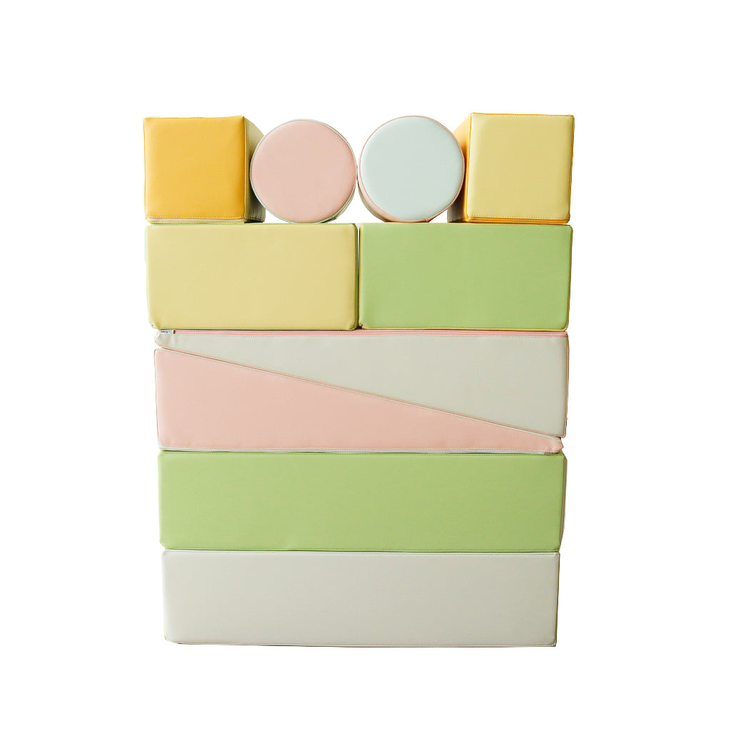Soft Block Starter Set Pastel – 10pc | Educating Kids
